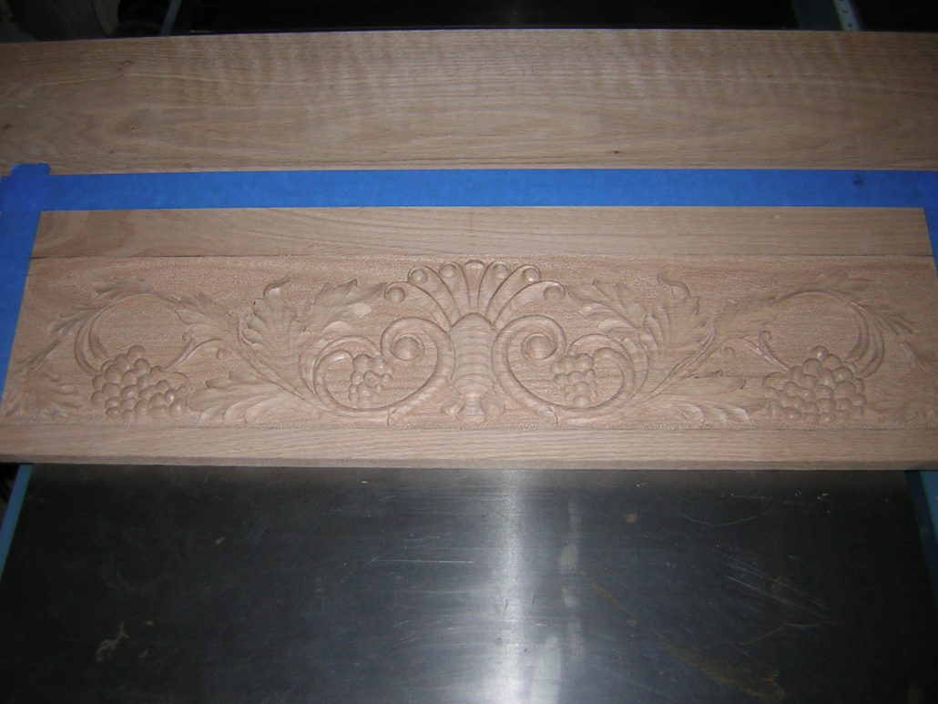 Mantle Cap in Sassafras - Liberty Carving Studio